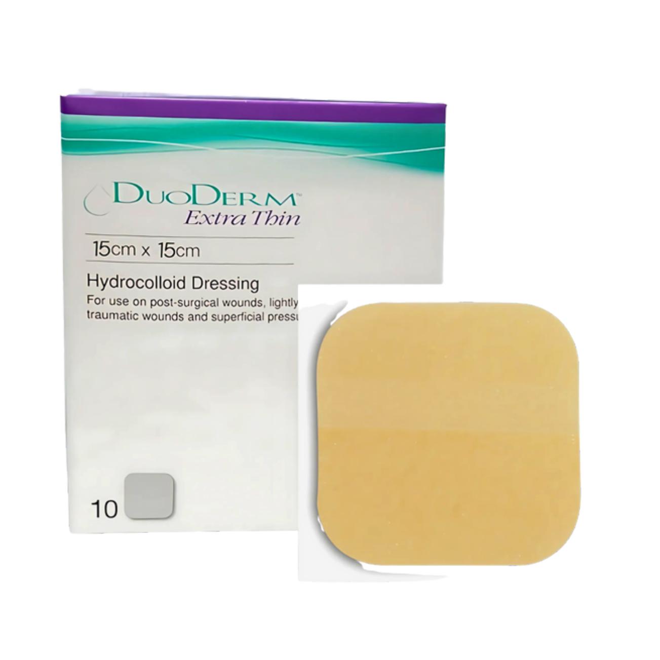 DuoDERM Extra Thin Dressing 15×15 cm Pack of 10 – Rakiza